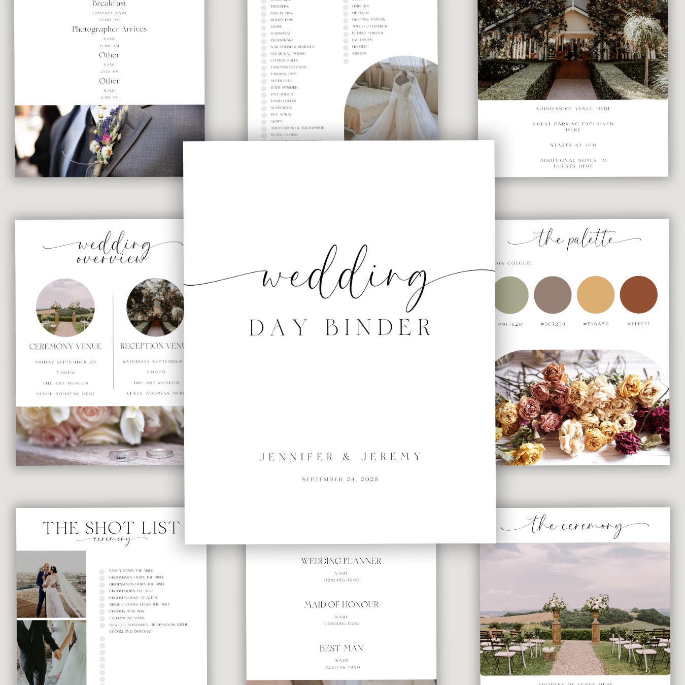 Wedding Day Binder - Download now! – My Digital Darling