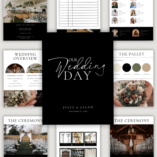 Day of Wedding Binder - DOWNLOAD NOW – My Digital Darling
