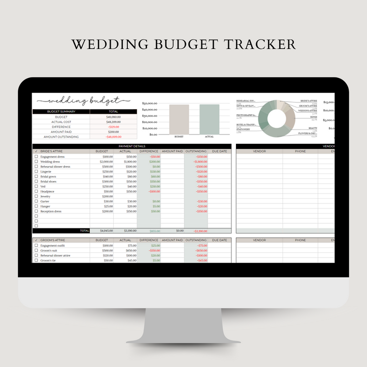 Digital Wedding Planners | Customizable Templates for Brides – My ...