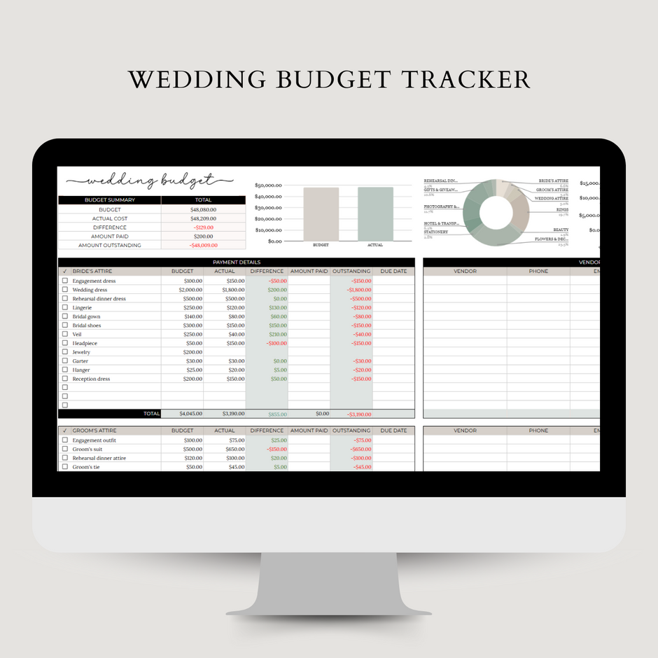 Digital Wedding Planners | Customizable Templates for Brides – My ...