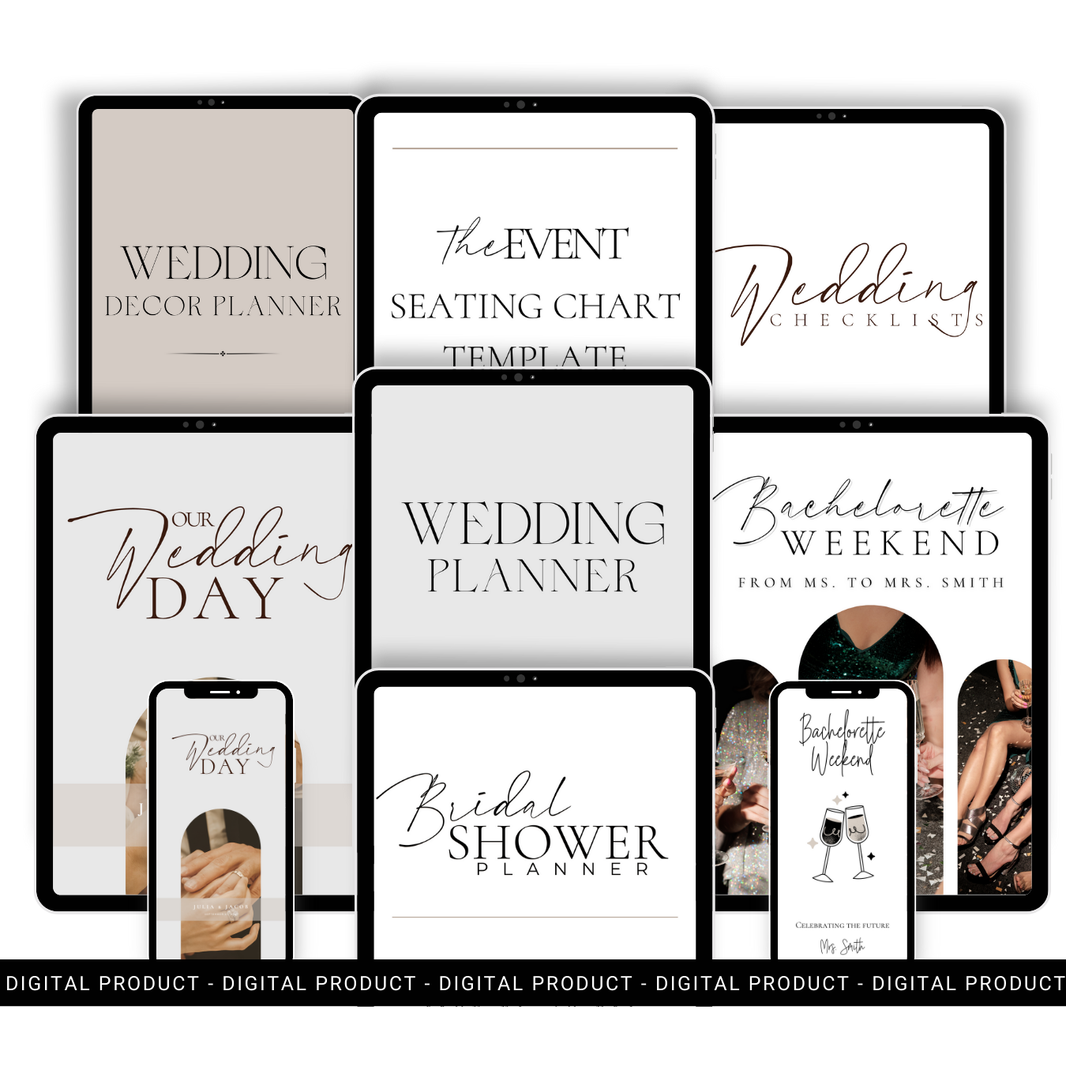 All Digital Wedding Templates – My Digital Darling
